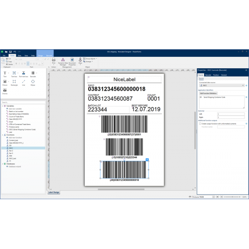 Nicelabel label software
